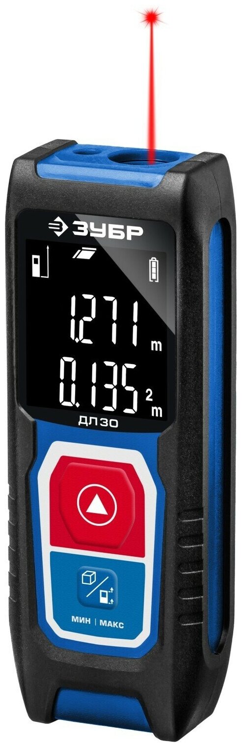 ЗУБР ДЛ-30, 30 м, лазерный дальномер, Профессионал (34927)