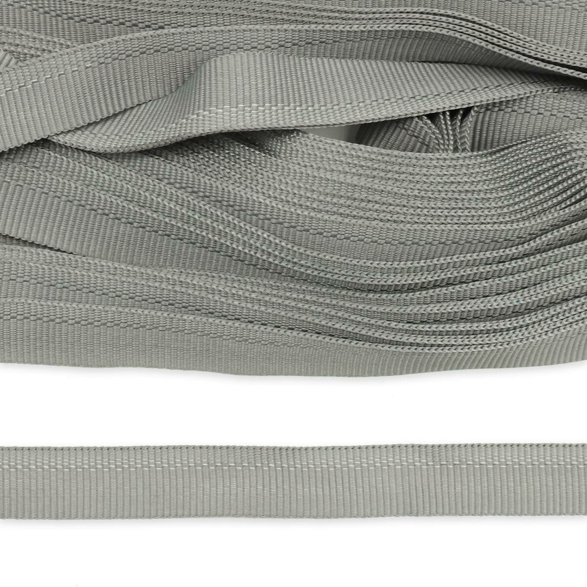 Тесьма Лента Брючная, 6 г/м, 1,5 см, 25 м, Мн, цвет 012, серая, С79