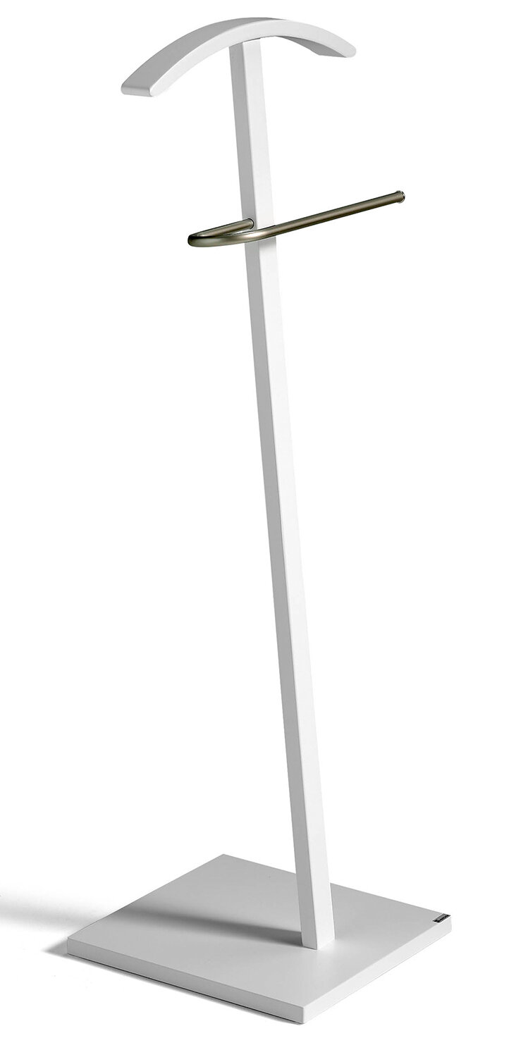 Белая костюмная вешалка Herdasa Galan-302 blanco, Испания, деревянная