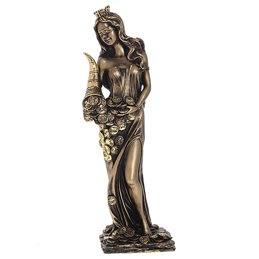 Фигура декоративная Фортуна (цв. золото), 11*10*38см KSMR-123300/SG005