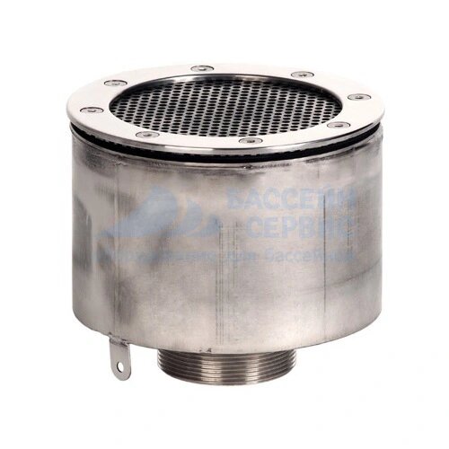 Водозабор Xenozone с сетчатой крышкой, диаметр 165х100 мм, 2,5" (наружн.) плитка, цена - за 1 шт