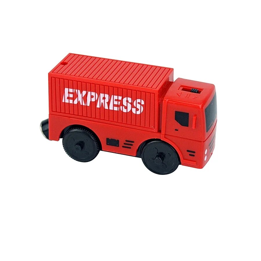 Красный грузовик Express для деревянной железной дороги, A10