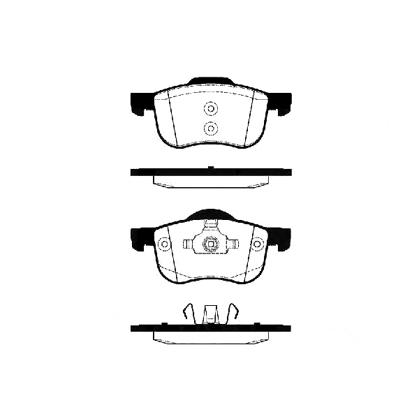 NK 224820 (224820 / 224820_NK / 272401) колодки дисковые п.\ Volvo (Вольво) s80 98 / v70 / s60 00 / c70 00-02 / xc70 2.5d5 02
