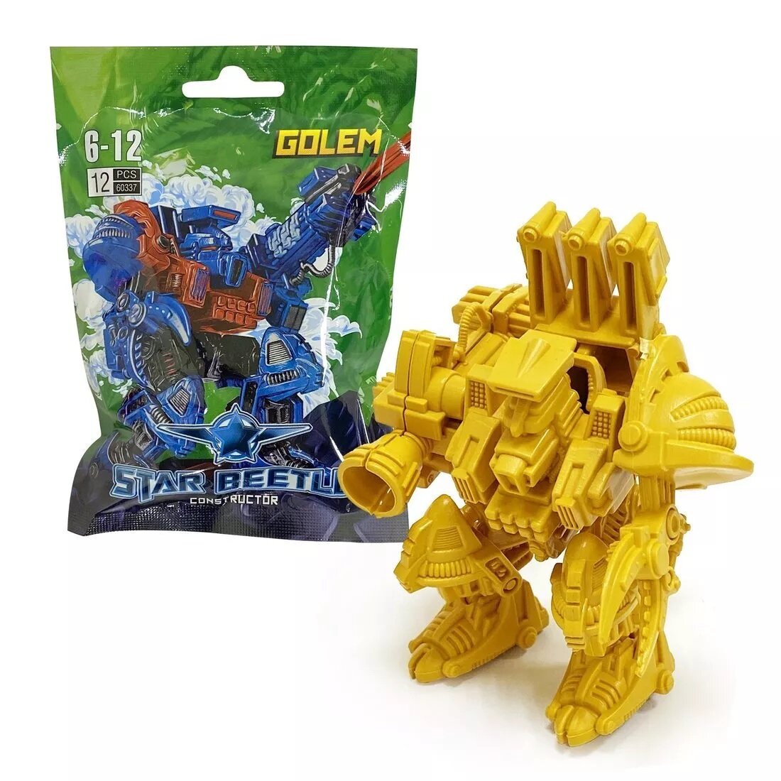 Кибероны GOLEM. Конструктор мини. 12 дет. Технолог