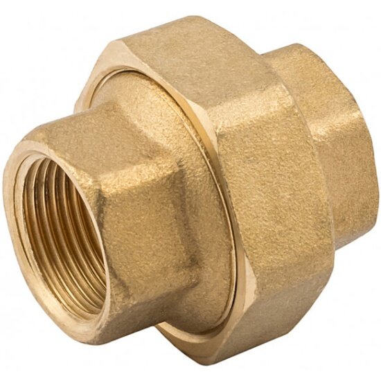 Сгон (американка) Elsen Metalit, прямой, ВВ, 1 1/4", 1 1/4", с плоским уплотнением