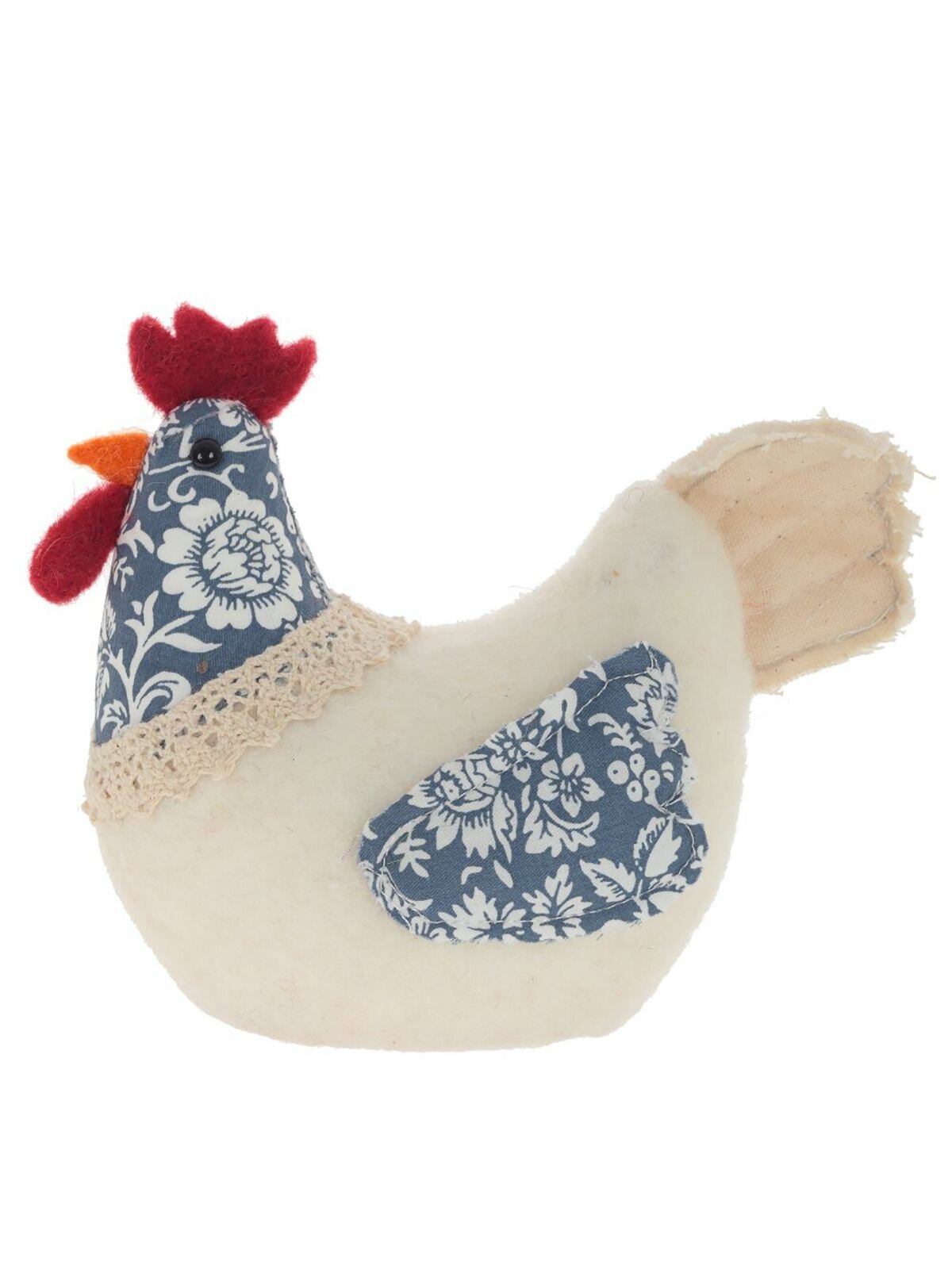 Статуэтка декоративная Remecoclub Курочка из полимера, 14x16x9 см