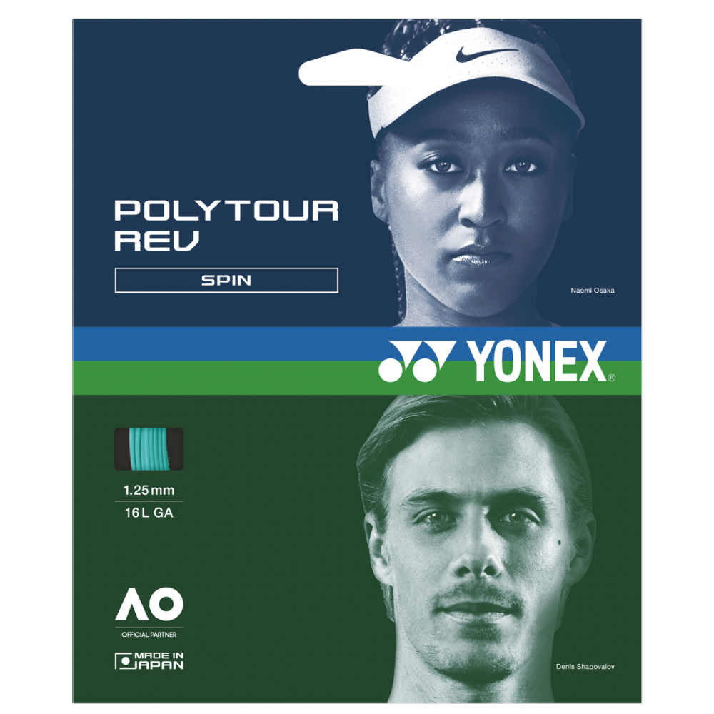 Струны теннисные Yonex POLY TOUR REV SPIN MINT (1.25мм / 12м)