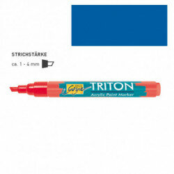 Кобальтовый синий акриловый маркер "Solo Goya" Triton" 1-4 мм