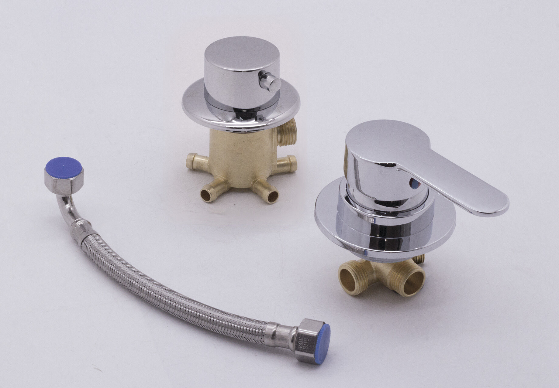 Смеситель для душ кабины под штуцер (4 режима) HANSEN HL38024