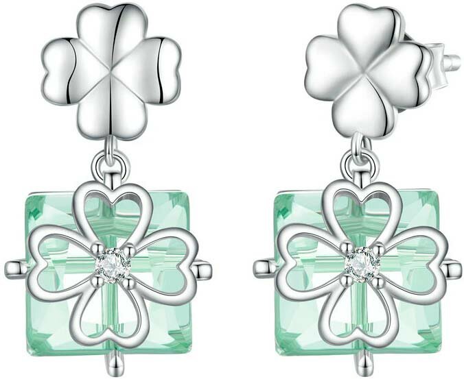 Серьги с подвесками, серебро, 925 проба