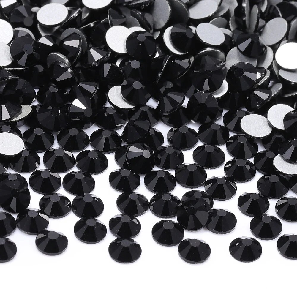 Стразы черные SS50-144Pcs