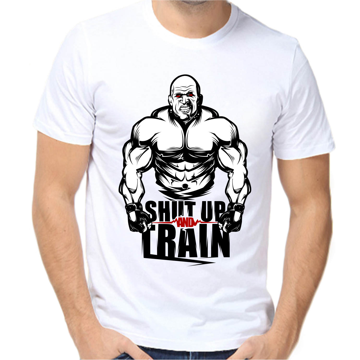 Футболка shut up and train