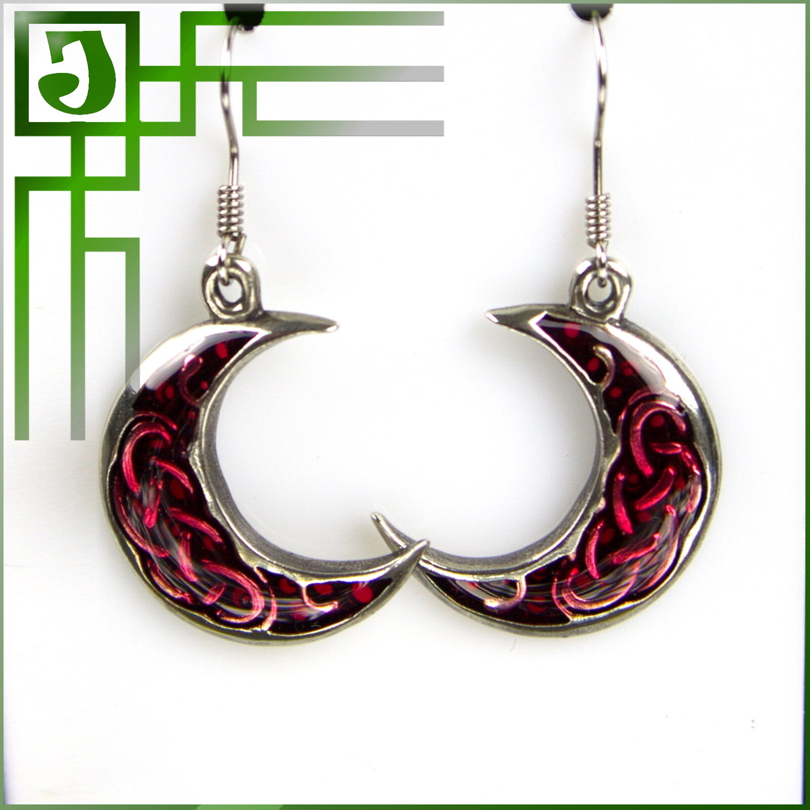 Серьги, эмаль