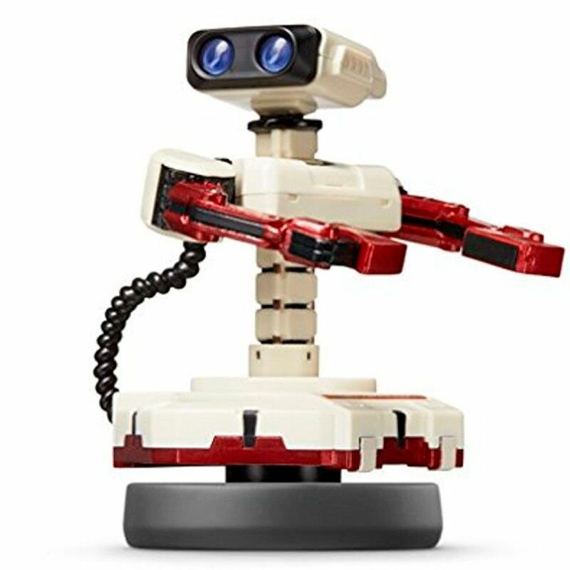 Amiibo. Фигурка R.O.B. Цвета Famicom (Super Smash Bros. Collection)