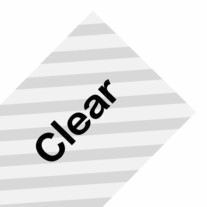 Лента для принтера этикеток 12 мм, Black on Clear
