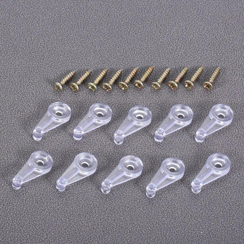 Пластиковые зажимы для стекла 20 шт 25mm