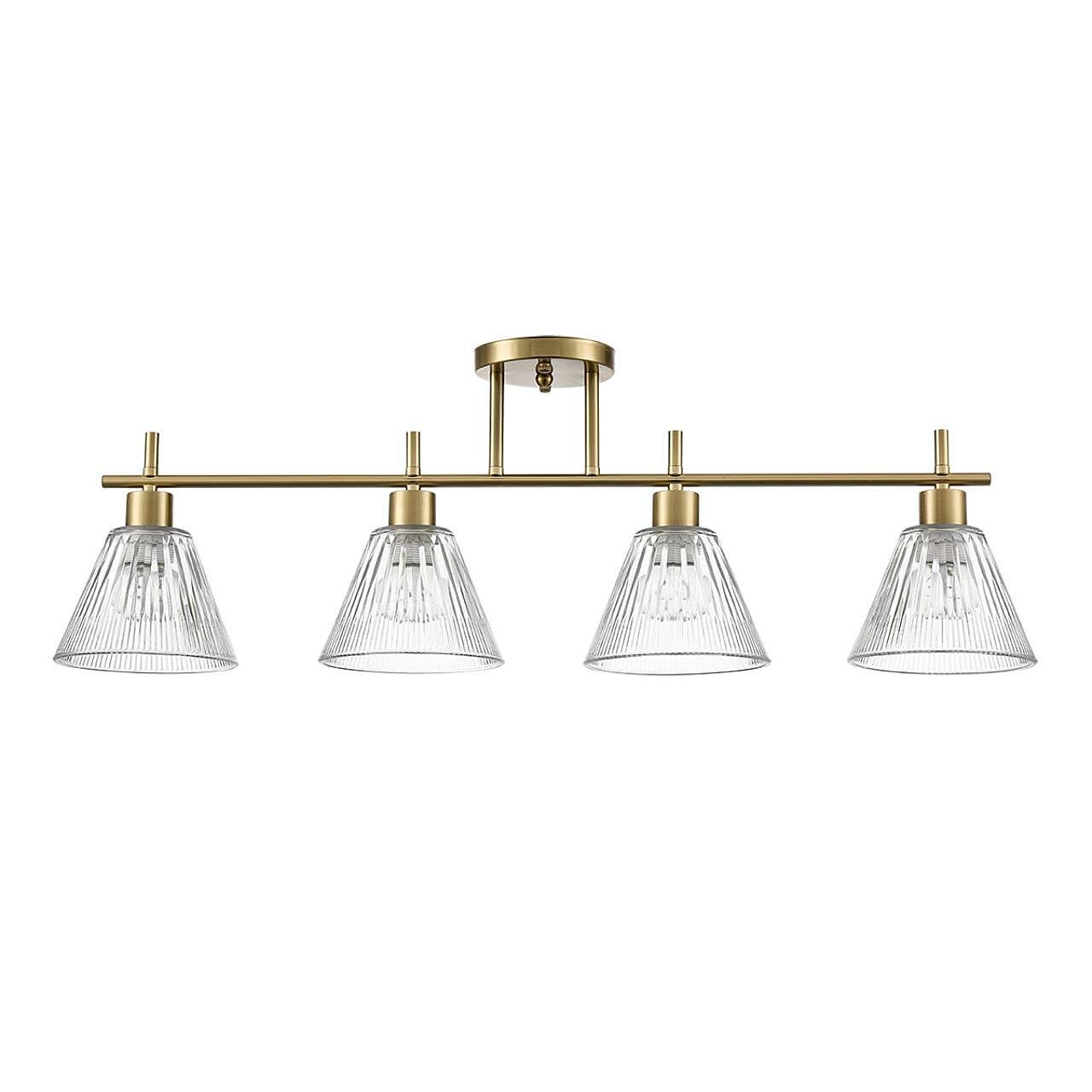 Потолочная люстра Lumion Vivian 8188/4C, E14, 160Вт, кол-во ламп:4шт, Латунь