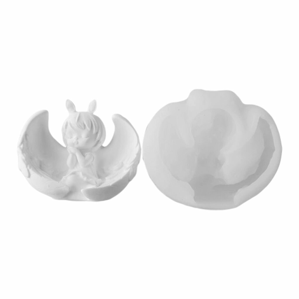 Ручной инструмент ювелирный, Diy форма для гипсовых крыльев ангела для стоящего кукольного элемента B из кремниевого геля