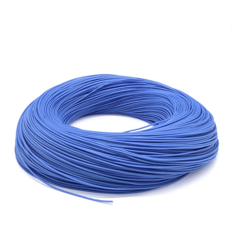 Гибкий силиконовый кабель MYYONG 5 м 30-10AWG 24AWG, Синий, 1 Meter