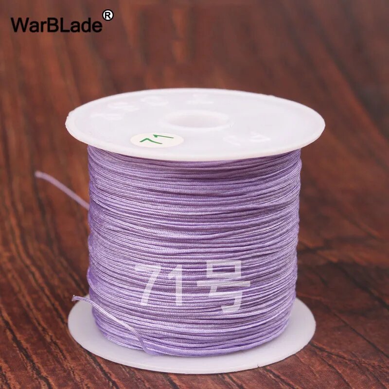 Хлопковый нейлоновый шнур WarBLade 40м Сиреневый, 0.4mm about 40m, Light purple