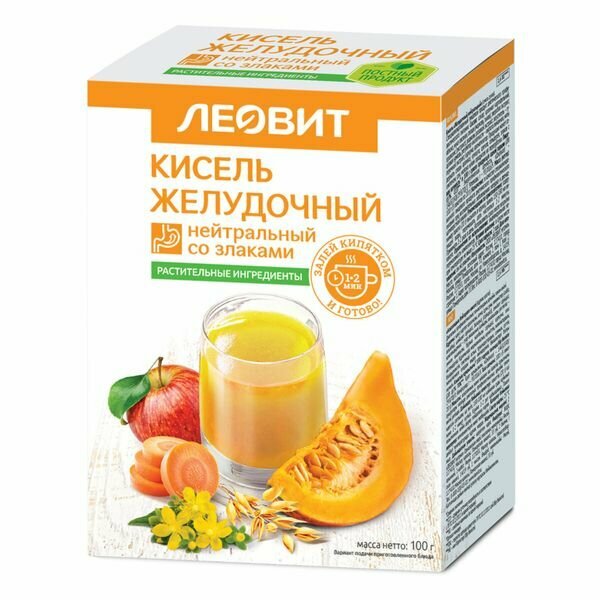 Кисель желудочный нейтральный Леовит пак. 20г 5шт