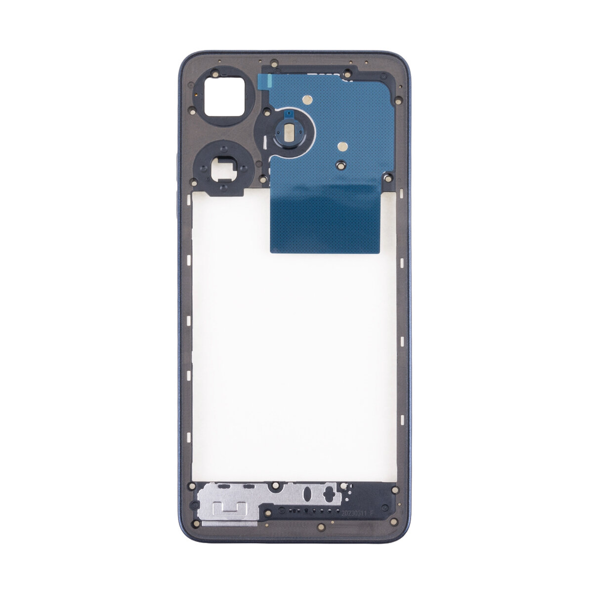 Средняя часть корпуса для Tecno Spark 10 (KI5q) <черный>