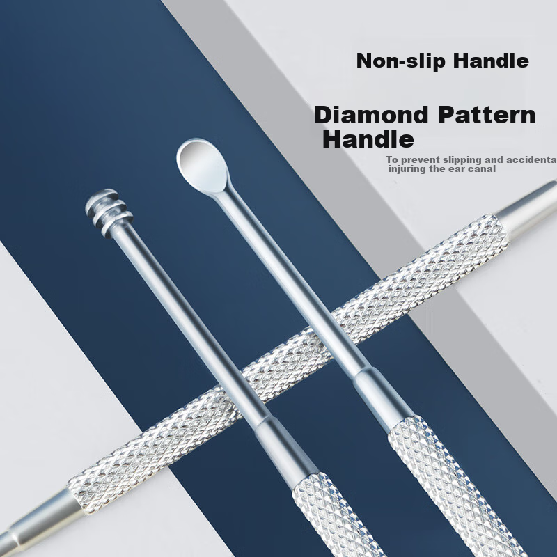 Creative Art Spiral Earwax Remover Ear Spoon Portable Adult Cleaning Tool