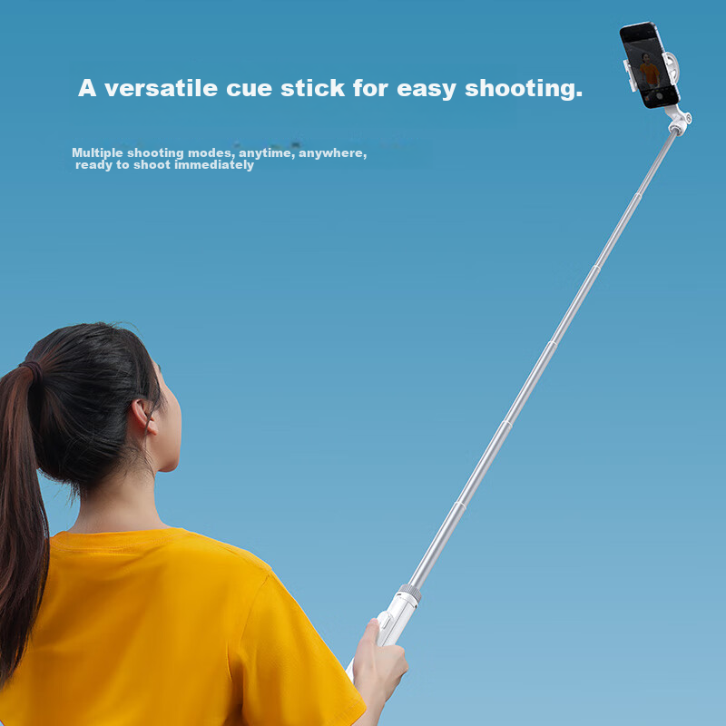 Ulanzi TT88 Folding Selfie Stick with Tripod Stand and Magnetic Phone Holder, 360° Rotation, Automatic Multi-functional Shooting and Live Streaming Tool