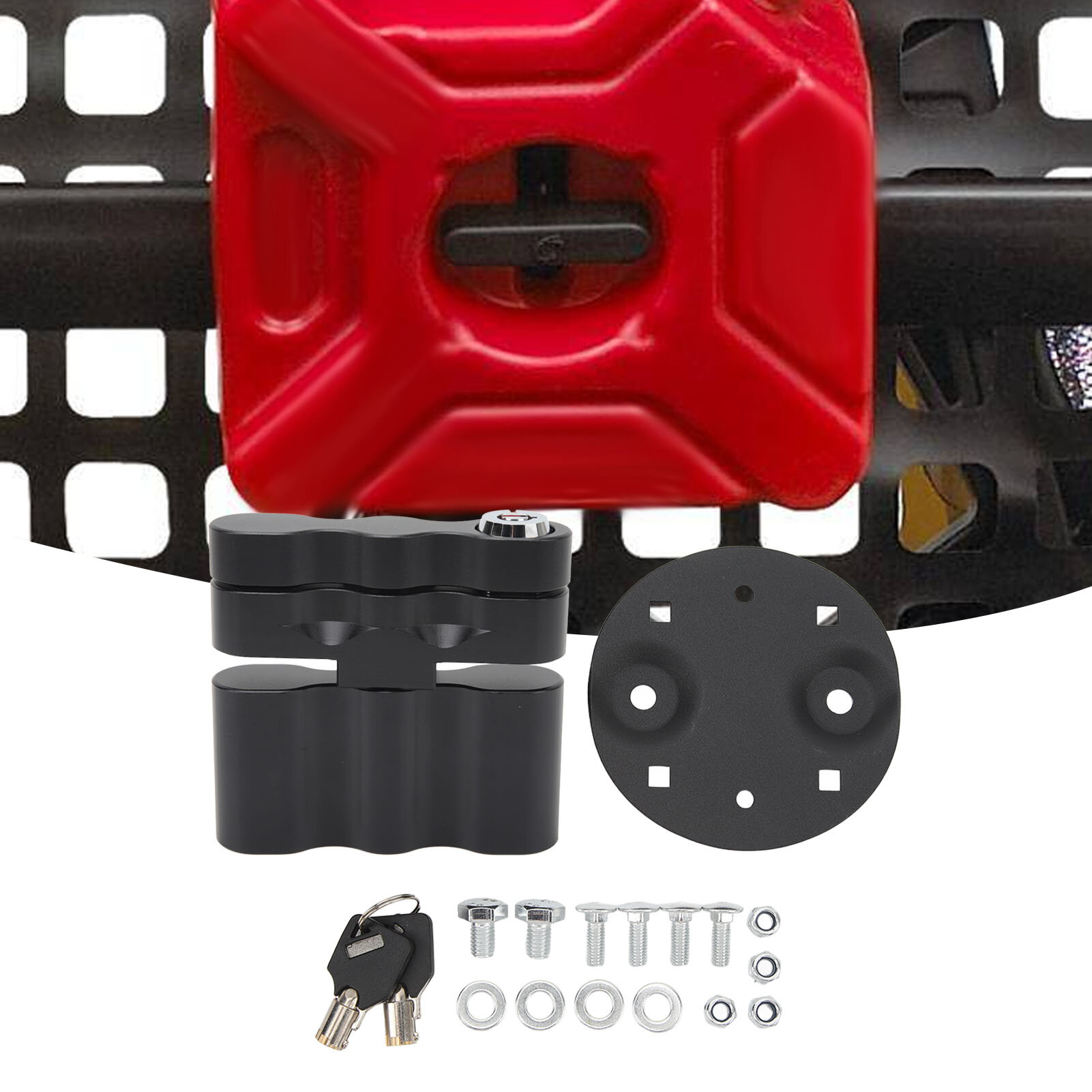 Крепление для газового баллона RX DLX PM Прочное и надежное крепление для бензинового баллона с ключами для крепления стандартного баллона с креплениями для водяного бака