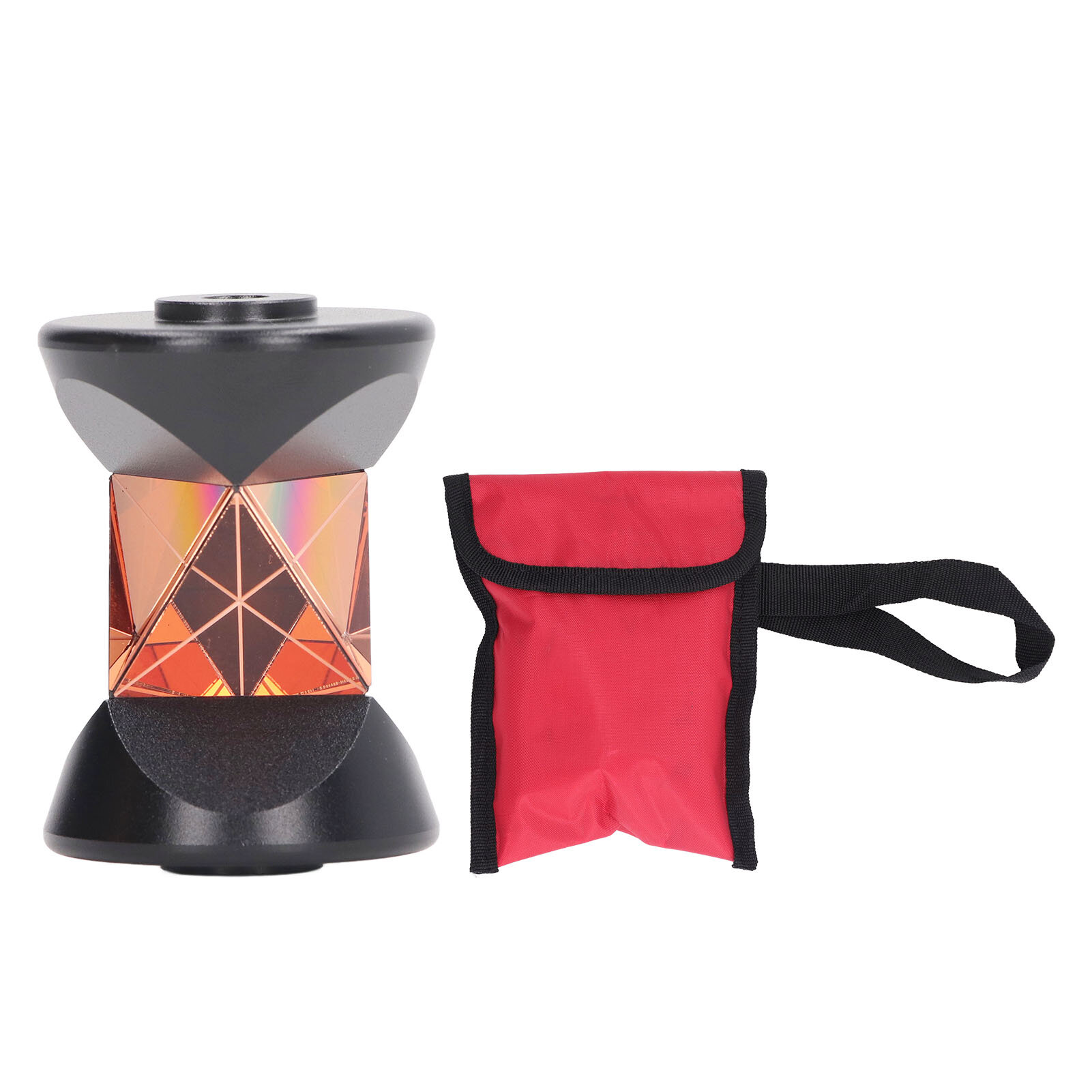 Универсальный мини-призматический отражатель с красной пленкой, вращающийся на 360 градусов, для тахеометра Leica GRZ101.