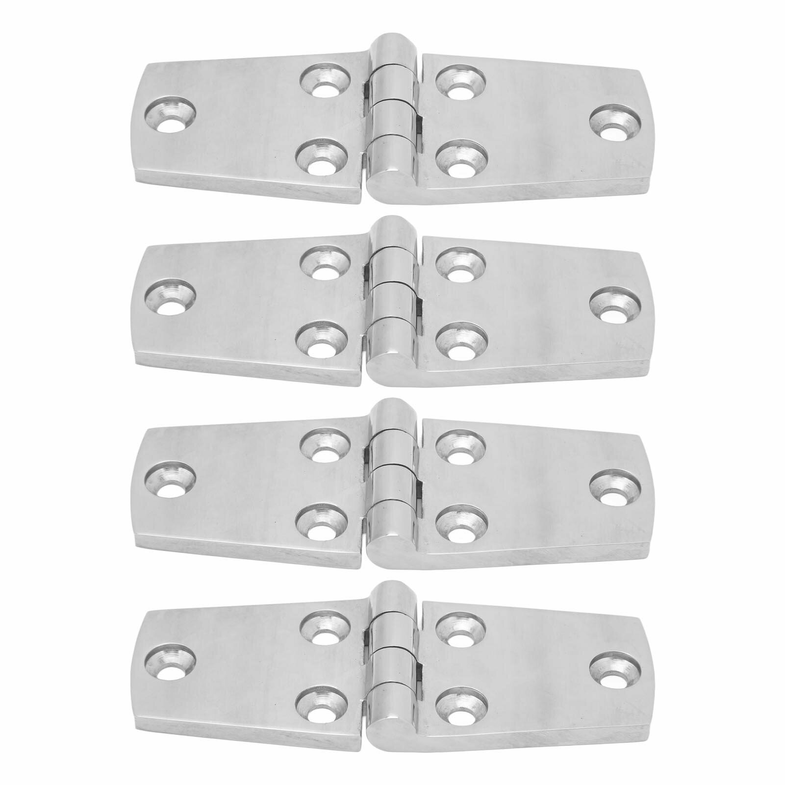 4 петли 102x38 мм из нержавеющей стали для люков яхт