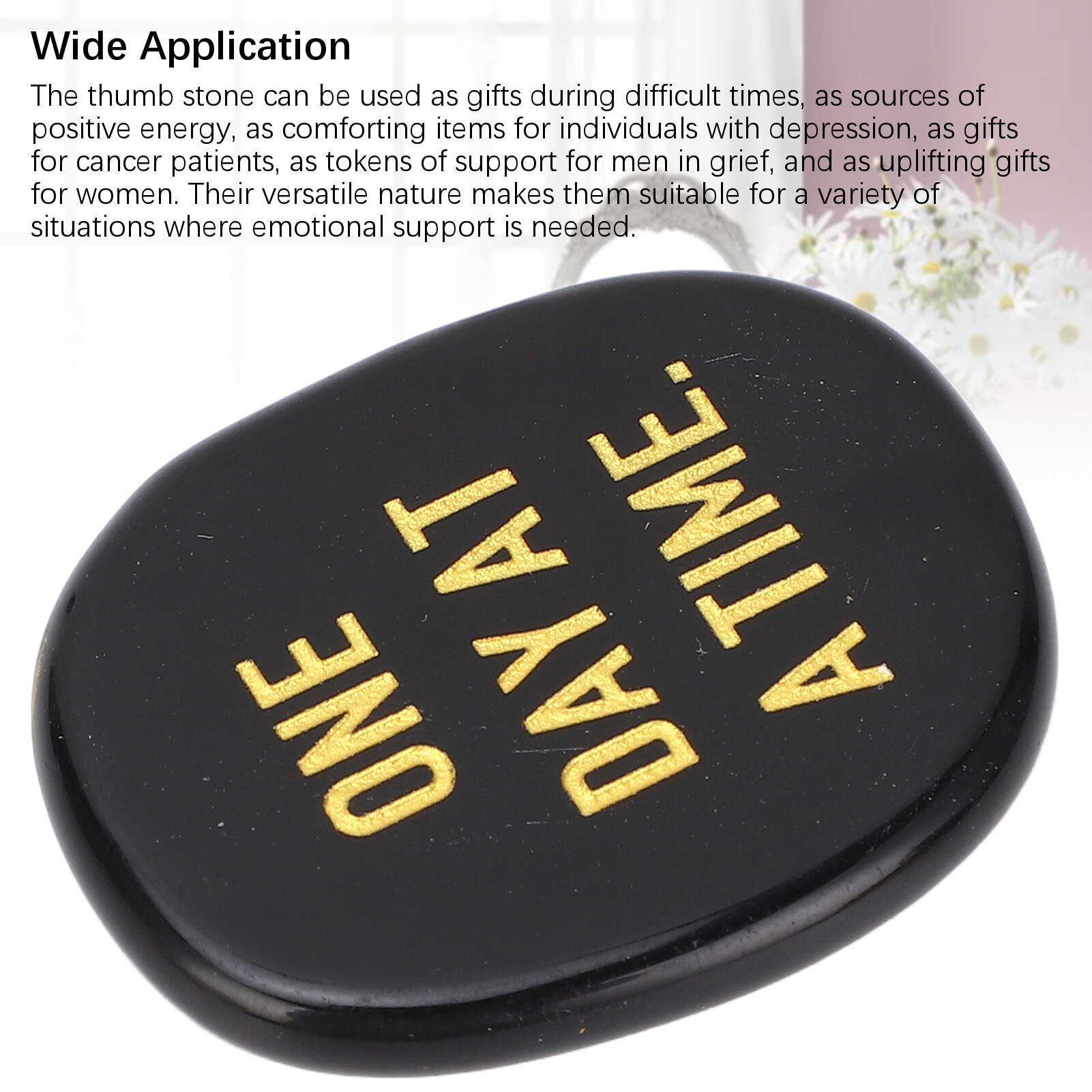 Камень для снятия беспокойства, портативный многофункциональный успокаивающий расслабляющий пальмовый камень для дома и офиса, обсидиан