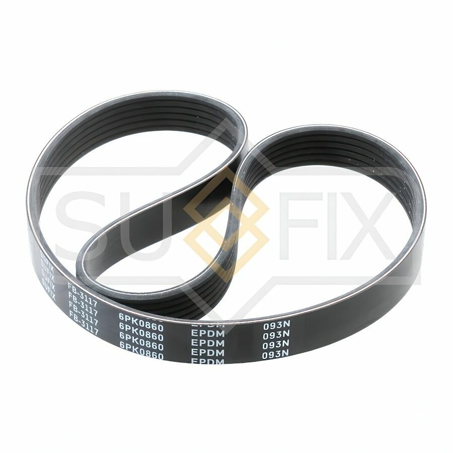 Ремень поликлиновой, для Ауди A2, Форд Фиеста, Хонда Цивик, Опель Мовано, Шкода Фабиа, Фольксваген Поло арт FB3117