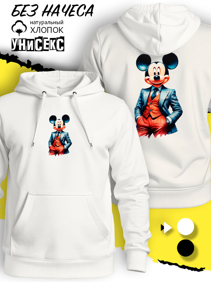 Худи Толстовка свитшот с Микки Маусом Mickey Mouse