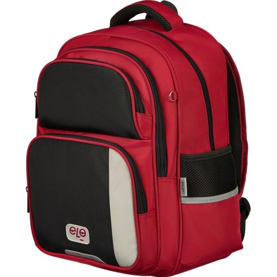 Рюкзак школьный Комус Класс case бордовый, пенал, 2 отд,40.5x29.5x14.5(16',)