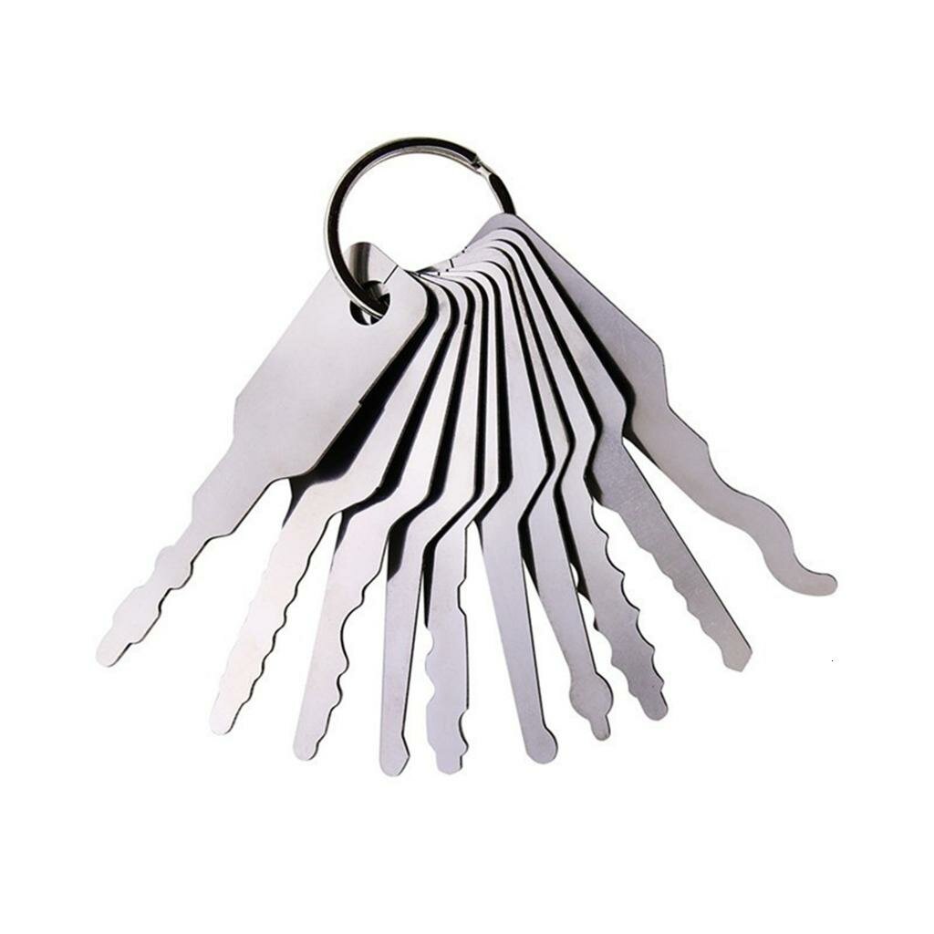Многофункциональный ключ для открытия дверей автомобиля, аксессуар для экстренных ситуаций и повседневных задач, прочная сталь