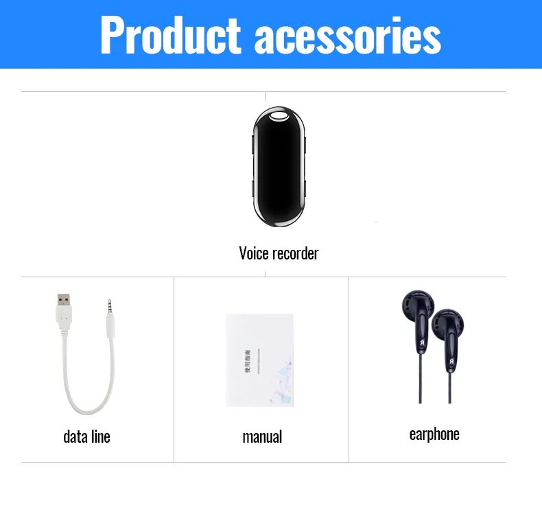 Цифровой диктофон Espia 8-32 Гб