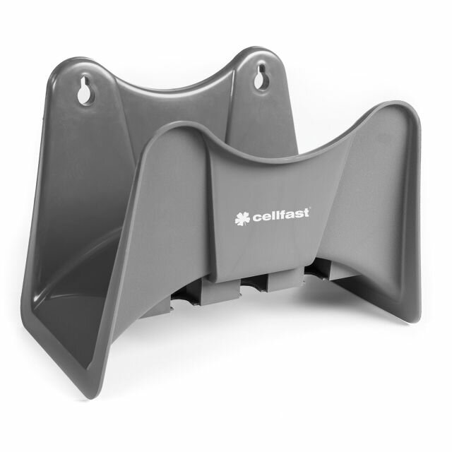 Настенный держатель для шланга Cellfast, пластик, 24x15,5x18 см, серый