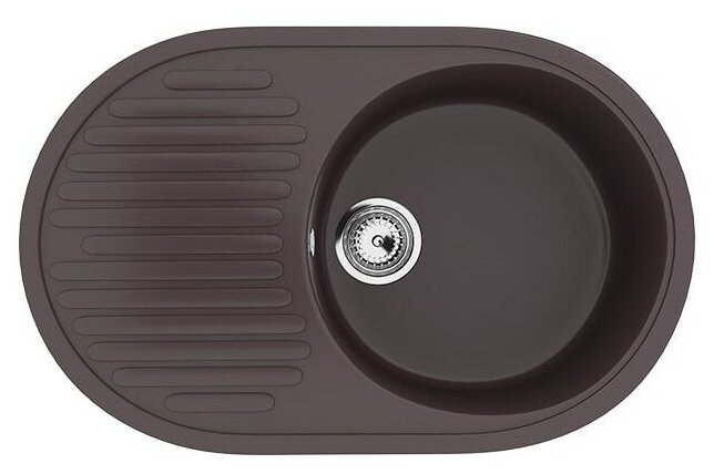Кухонная мойка Ulgran U-107-345, шоколад