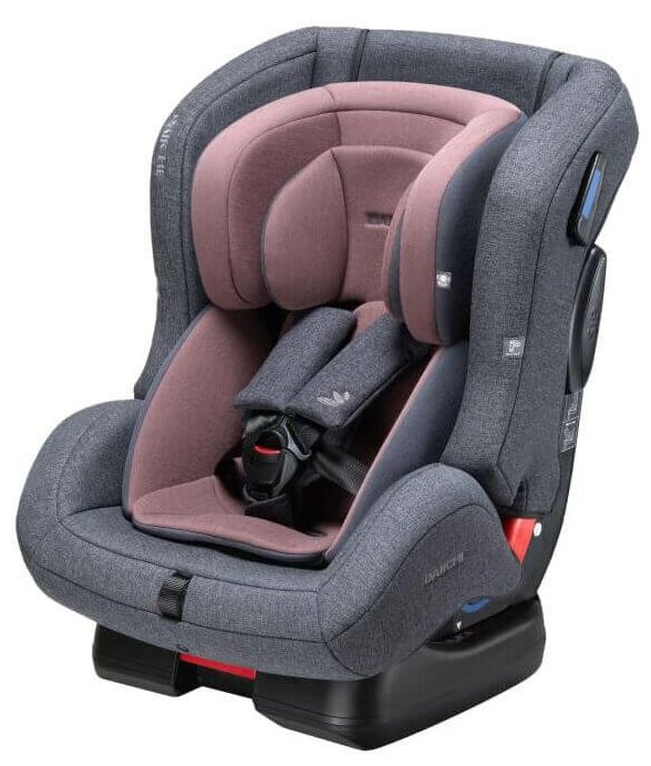 Daiichi First 7, автокресло с рождения до 6-7 лет гр.0-1-2 (0-25 кг), цвет Rosewood (Plus)