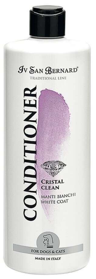 Iv San Bernard Traditional Line Cristal Clean Кондиционер для устранения желтизны шерсти 500 мл