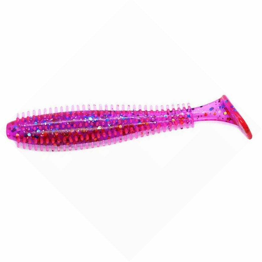Виброхвост Kosadaka SPIKEY SHAD 90, 9шт, цвет FP