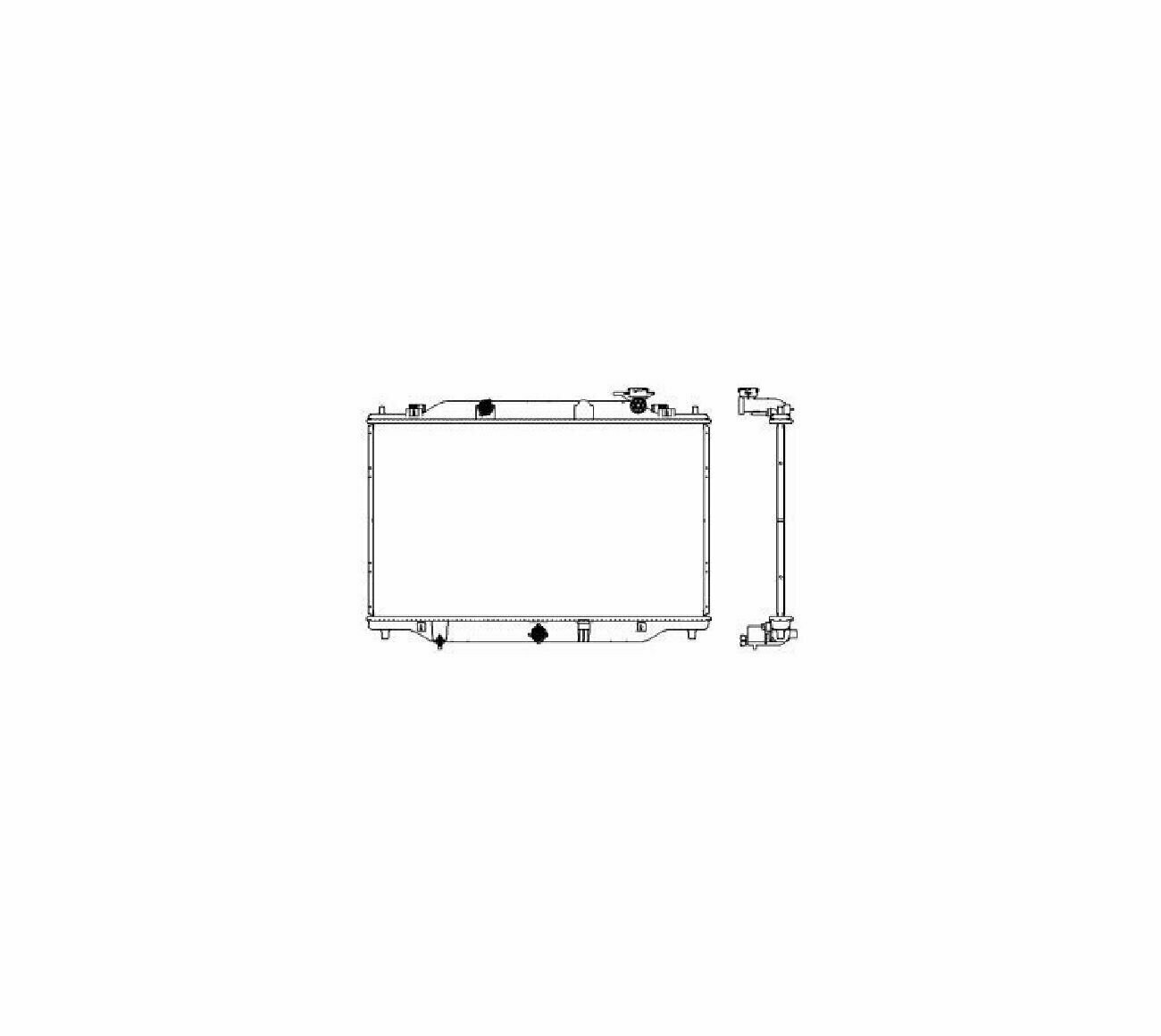 Радиатор охлаждения двигателя МКПП Mazda СX-5, SAKURA 33018508