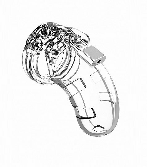 Мужской пояс верности Cock Cage Model 13 Chastity 2.5" (прозрачный)