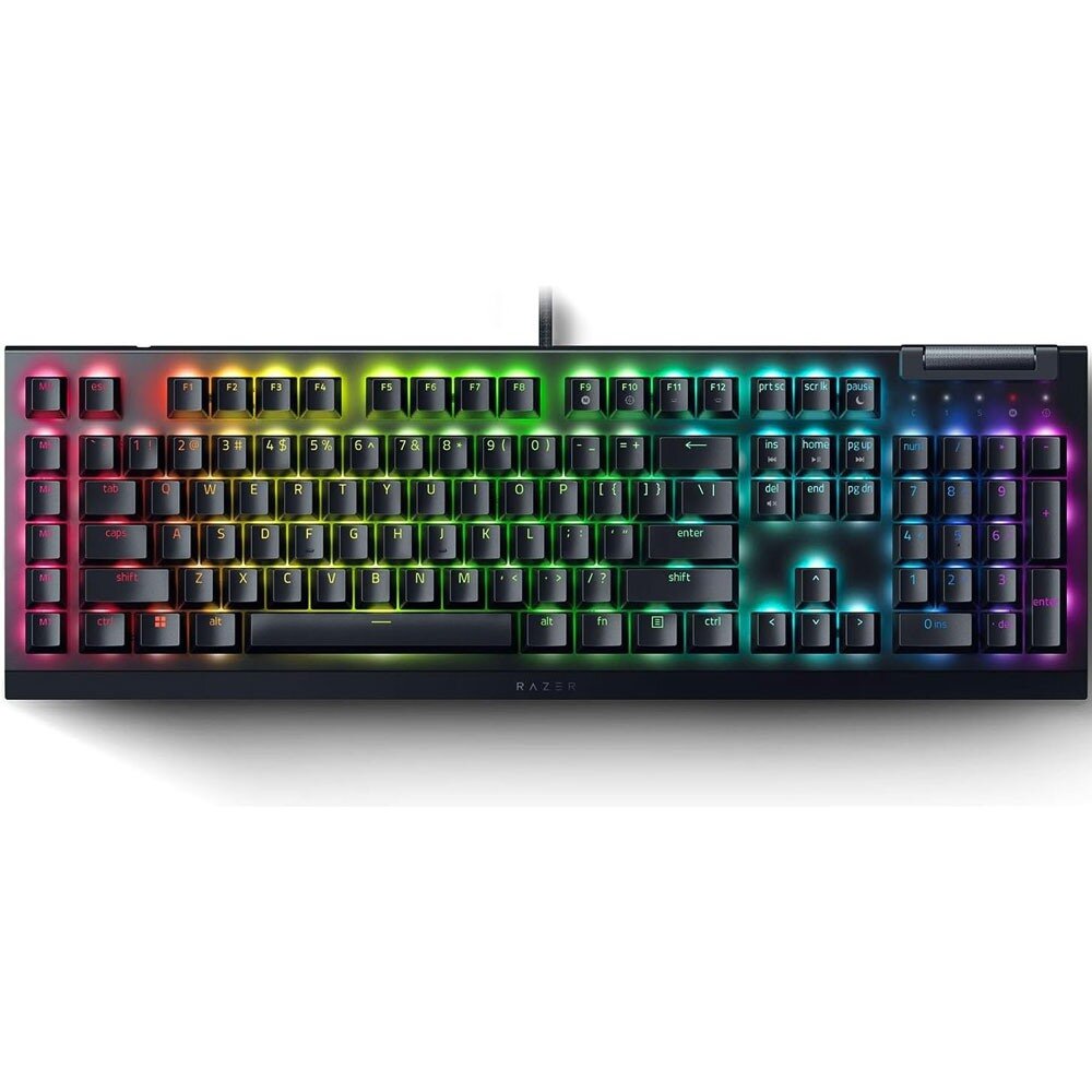 Клавиатура игровая Razer BlackWidow V4X (Green Switch, английская)