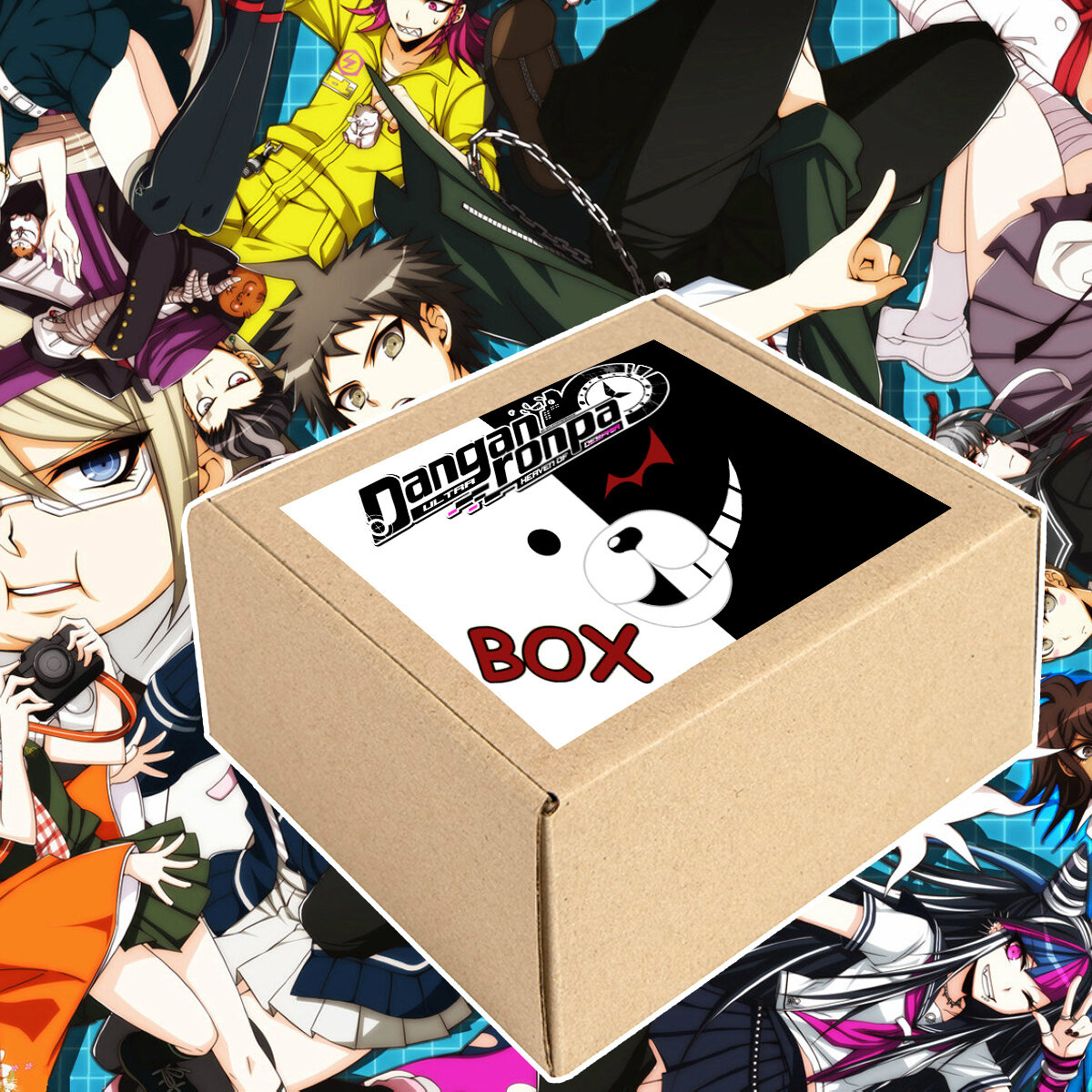 Аниме бокс/ подарочный набор по аниме Данганронпа: школа отчаяния (Danganronpa)