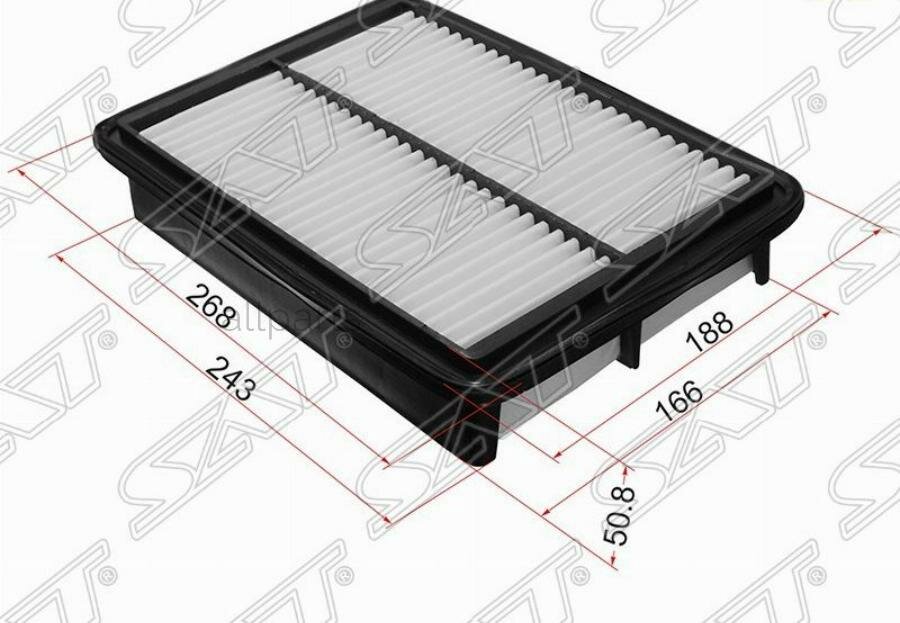 SAT ST-28113-4H000 Фильтр воздушный Hyundai H1 07-22 / Starex 07-17