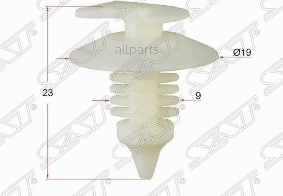 SAT ST-M10932 Клипса (обшивки двери VAG/RENAULT/SEAT (Продажа по 10шт))