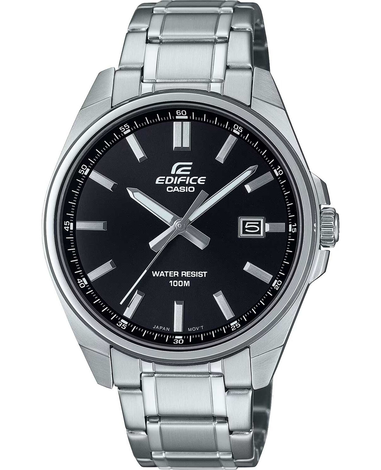 Наручные часы CASIO Edifice, черный/серебряный — фото 1