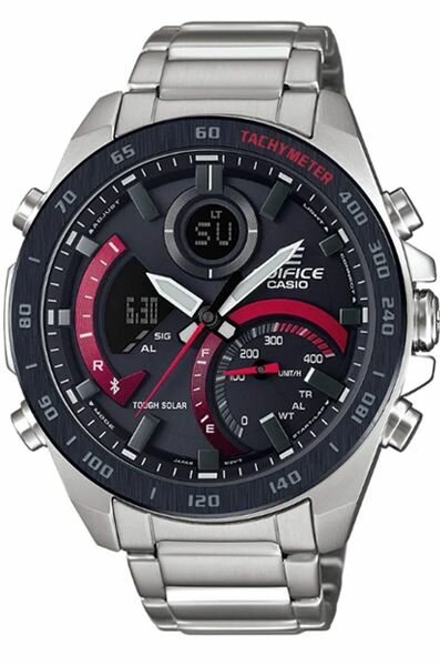 Наручные часы CASIO, черный, красный, серый — фото 1